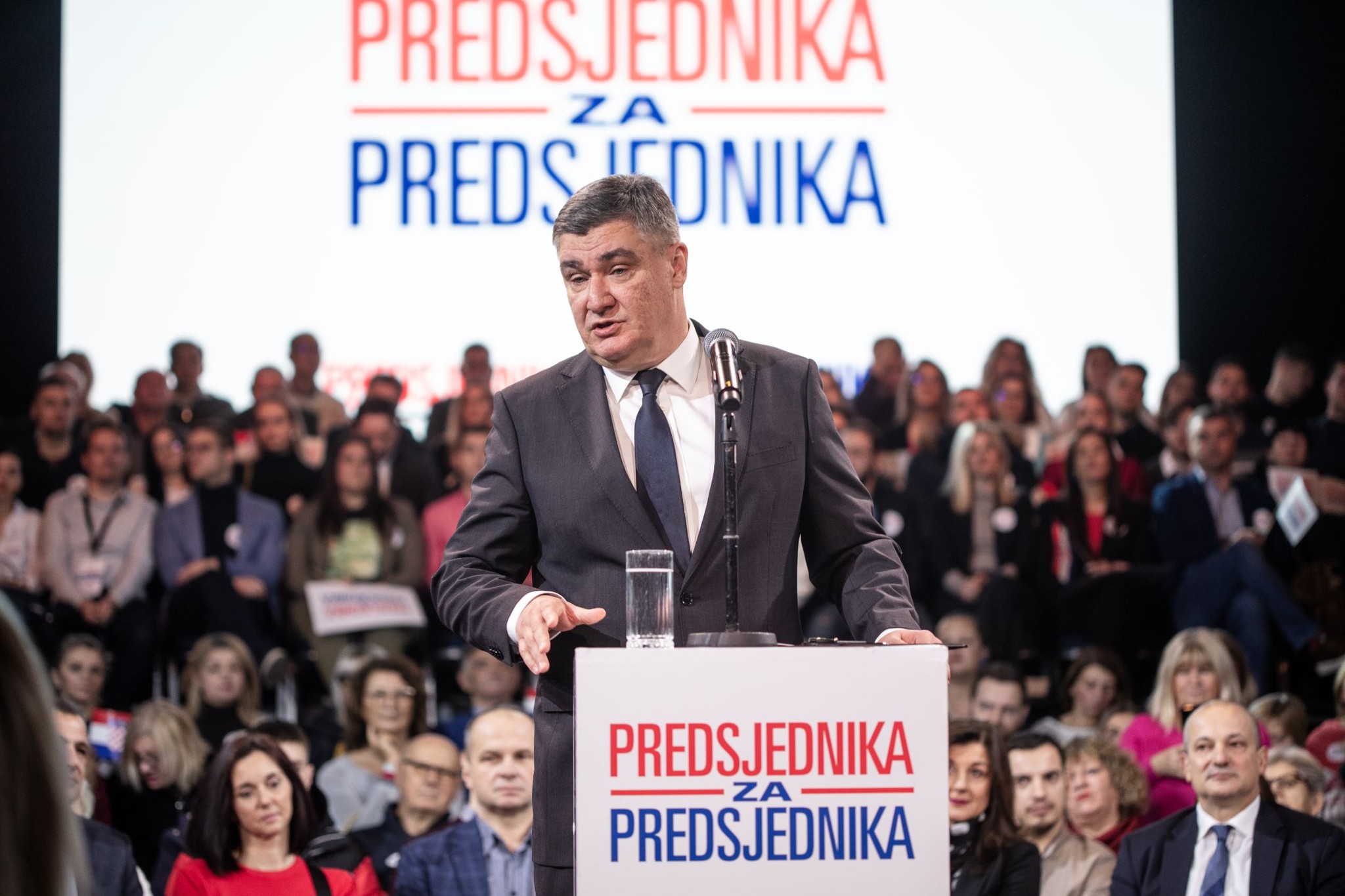 Zoran Milanović u govoru nakon prvog kruga: Zoran Milanović u govoru nakon prvog kruga: