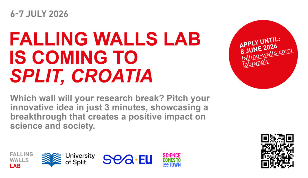 Otvorene prijave za međunarodno natjecanje Falling Walls Lab SEA-EU u ...